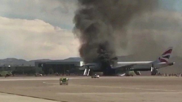 BA fire report suggests engine casing breach - BBC News