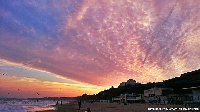 Gallery: First sunsets of British Summer Time - BBC Weather