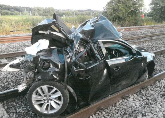 Smashed Up Car