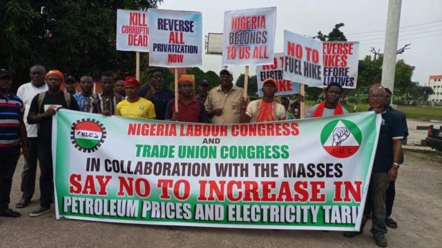 NLC suspends strike: Nigerian Labour Congress strike update and outcome of meeting dem hold wit ...