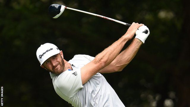 BMW Championship: Dustin Johnson cards course-record 63 to share lead ...