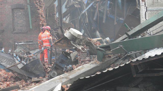 Bosley mill explosion: Second body recovered - BBC News