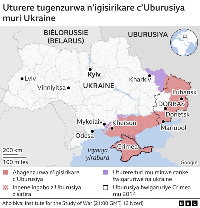 Russia na Ukraine: Ni nde ariko aratsinda intambara? - BBC News Gahuza