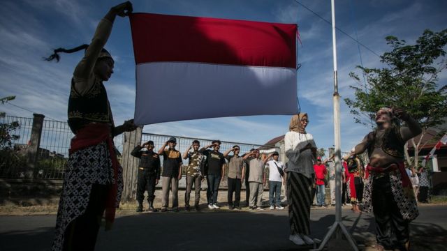 HUT RI ke-78: Potret perayaan kemerdekaan dan pengibaran bendera Merah Putih di seluruh negeri ...