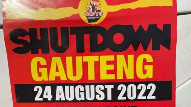 South Africa protest: In fotos, nationwide strike hit South Africa ...