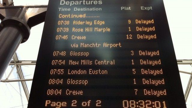 Figures reveal 'significant' daily train delays - BBC News