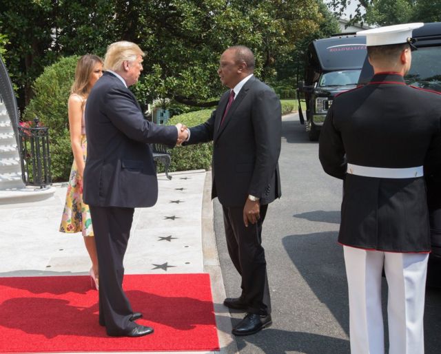 Kwa Picha: Mkutano wa Uhuru Kenyatta na Donald Trump White House ...
