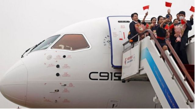 سی 919: بوئنگ اور ایئربس کے مقابلے میں تیارکردہ چینی مسافر طیارے میں ...
