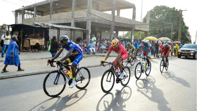 African U-23 cycling cup: Na Eritrean win first lap - BBC News Pidgin