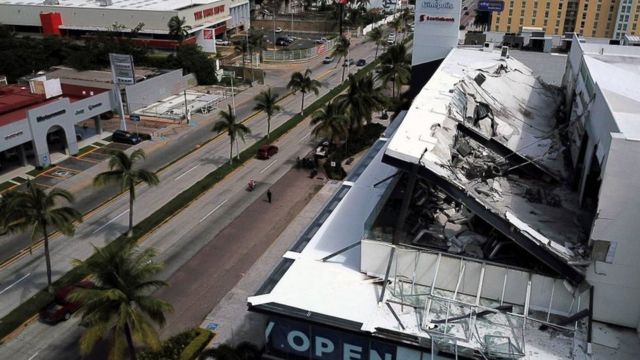 Un fuerte terremoto de magnitud 7,7 sacude el centro de México en el ...