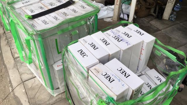 Nigeria Elections 2019: How INEC offices dey ready for Saturday election - BBC News Pidgin
