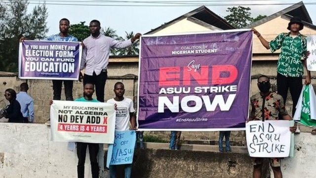 ASUU strike update: Nigerians react as ASUU extend strike by 12 weeks - BBC News Pidgin