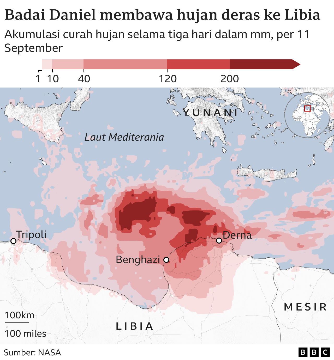 Banjir bandang Libia: Mengapa kerusakan di Kota Derna begitu dahsyat ...