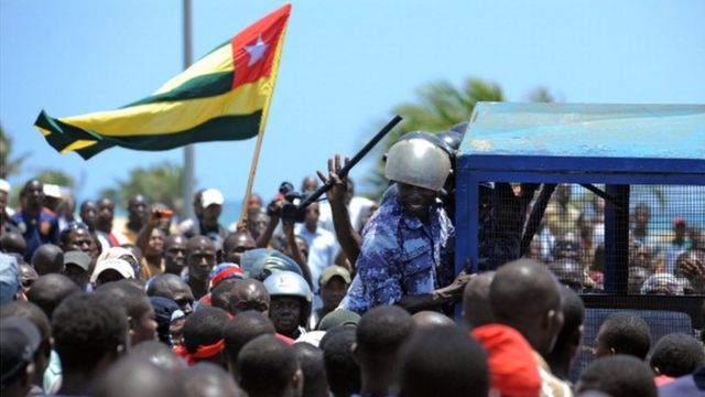 Togo don jail 15 opposition supporters - BBC News Pidgin