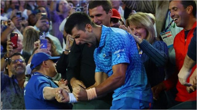 Australian Open 2023: Novak Djokovic beat Stefanos Tsitsipas for Melbourne final - BBC News Pidgin