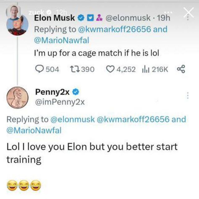 ਕੀ ਈਲੋਨ ਮਸਕ ਤੇ ਜ਼ਕਰਬਰਗ ‘ਦੰਗਲ’ ’ਚ ਭਿੜਨਗੇ? ਐਲਾਨ ਤਾਂ ਕੁਝ ਅਜਿਹਾ ਹੀ ਹੋਇਆ ਹੈ ...