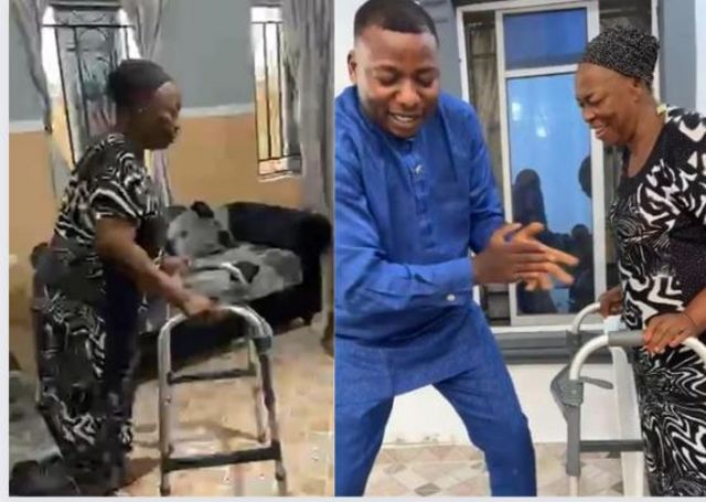 Iya Ibeji Omo Arayele mú ijó jó bí wọ́n ṣe ṣí ilé àti ṣọ́ọ̀bù tí ...