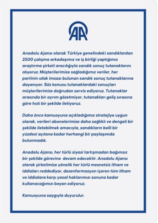 Seçim sonuçları: AA, ANKA ve CHP sonuçları nasıl alıyor, bugün verileri ...