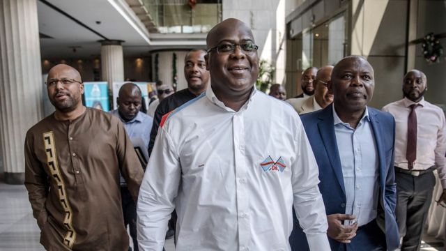 Félix Tshisekedi déclaré vainqueur de la présidentielle en RDC - BBC ...