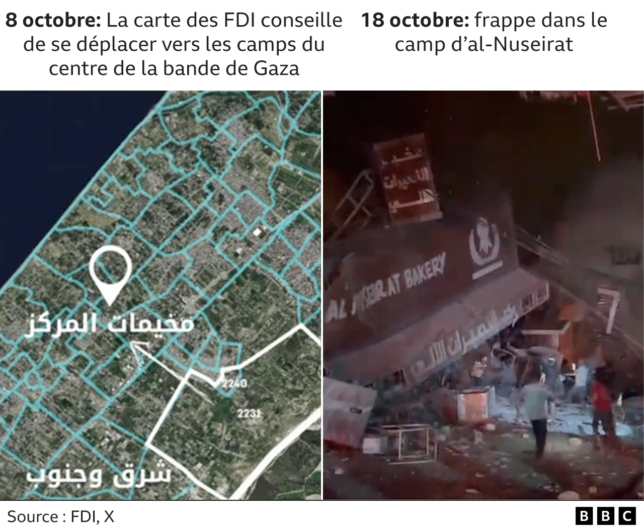 Frappes dans le sud de Gaza : La BBC vérifie les attaques dans les ...