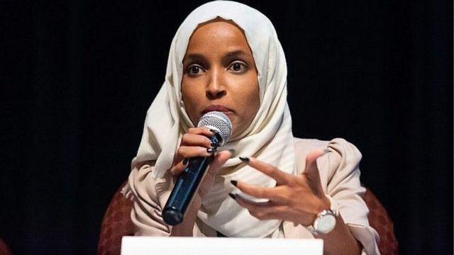 Ilhaan oo dalab u dirtay shacabka Israa'iil xilli Netanyahu uu wajahaya ...