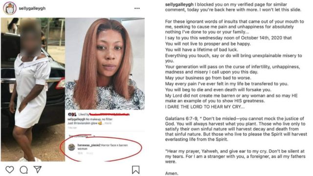 Sally Galley: How Ghana actress wade through belle watchers for social ...