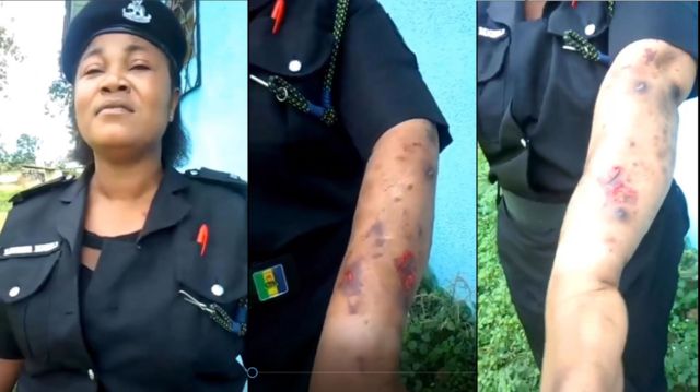 Female police assaulted: ASP ọlọ́pàá ọkùnrin lu akẹẹ́gbẹ́ rẹ̀ obìnrin ...