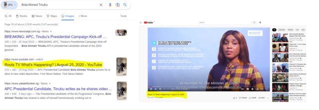 Bola Tinubu: Video wey Nigerian presidential candidate post for Twitter na old video? - BBC News ...