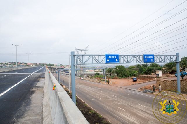 Pokuase interchange 2016: Inauguration of four tier Pokuase Interchange ...