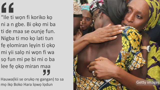 Awọn ọmọ Yobe’: Ibeere mẹrin to n ja ranyinranyin - BBC News Yorùbá
