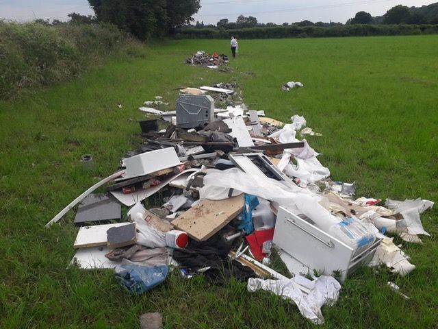 Gloucestershire farmer says fly-tipping is 'relentless' - BBC News