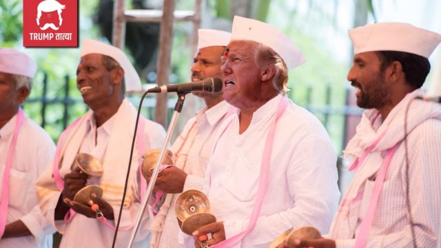 मराठी सोशल मीडिया गाजवणाऱ्या ट्रंप तात्याच्या जन्माची कहाणी - BBC News ...