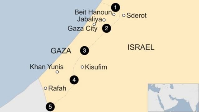 Bentrokan terbaru di perbatasan Gaza-Israel: 10 orang warga Palestina ...