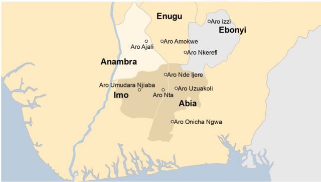 Arochukwu: Arondizuọgụ, Ajalị, Panya na ebe ndi ọzọ n'ụwa ndị Aro ...