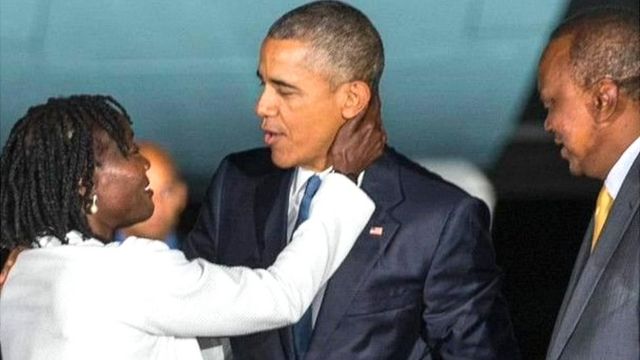 Uwahoze ari umukuru w'igiuhugu wa Amerika, Barack Obama, ari mu ...