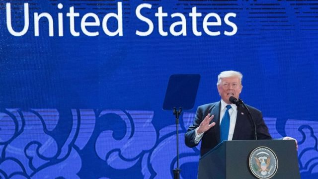 Donald Trump di APEC: "Indonesia berhasil bangkit dari kemiskinan ...
