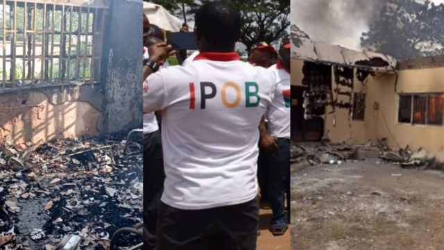 G﻿ịnị mere ndị uweojii ji ekonye mwakpo ụlọọrụ Inec n'isi Ipob? - Emma Powerful - BBC News Ìgbò