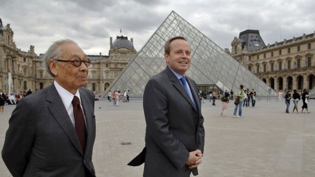 Los edificios emblemáticos de Ieoh Ming Pei, el arquitecto de la pirámide del Museo del Louvre ...
