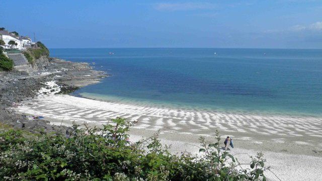Dolau beach, New Quay, reopens after farm slurry spill - BBC News