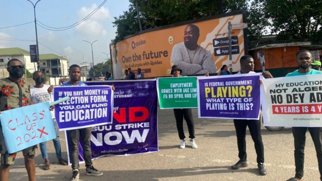 ASUU strike update: Nigerians react as ASUU extend strike by 12 weeks - BBC News Pidgin
