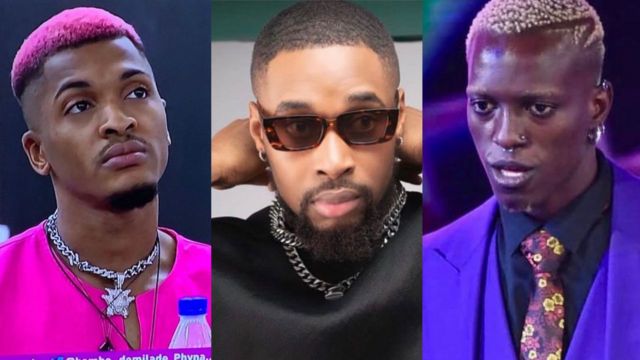 BBNaija: G﻿roovy, Sheggz and Hermes dey evicted from Big Brother Naija show - BBC News Pidgin