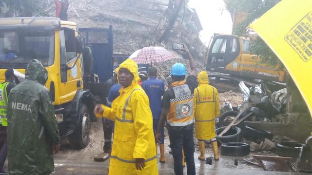 Lagos building collapse: How Lekki seven storey building fall down ...