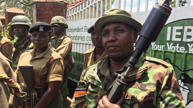 Kenya election: Protests for pictures - BBC News Pidgin