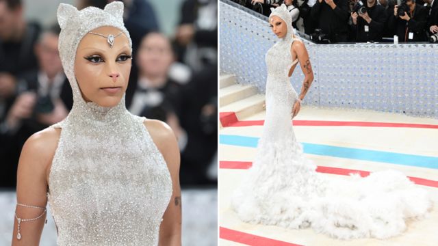 Met Gala 2023: Serena Williams, Burna Boy, Doja Cat, Lil Nas, Tems and oda looks wey turn heads ...