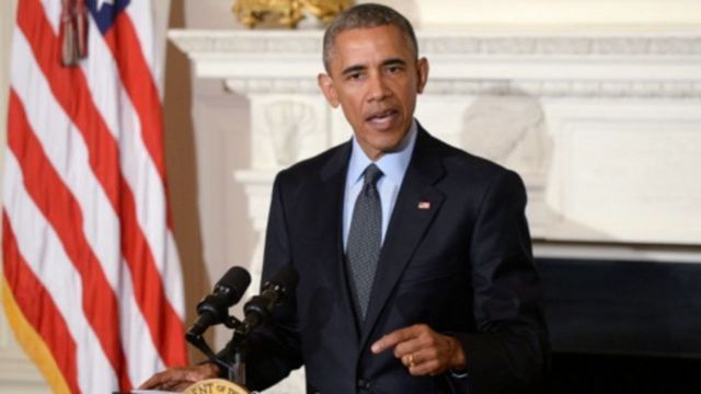 Obama oo dhaliilay amarka Trump - BBC News Somali
