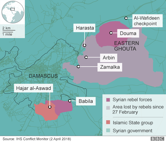 Syria war: Jets strike rebel-held Eastern Ghouta as evacuation stalls ...
