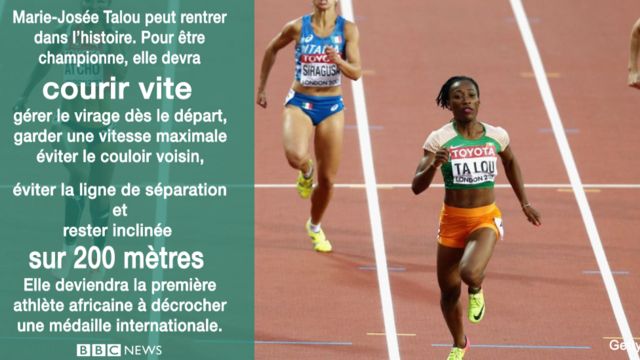 Marie-Josée Talou : la sensation du sprint - BBC News Afrique