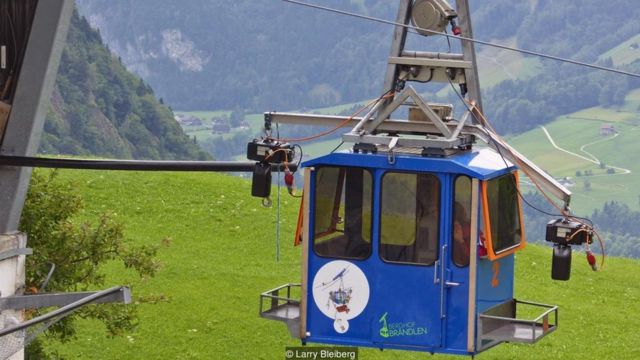A região suíça onde tudo é feito de teleférico - BBC News Brasil