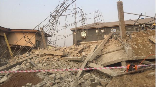 Building collapse in Yaba Lagos: Authorities recover three deadi bodi ...