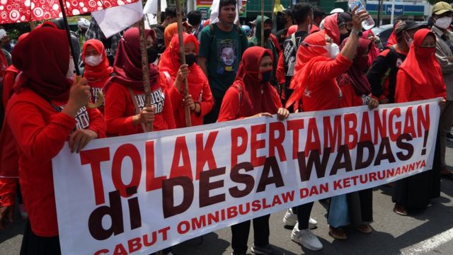 Wadas - 'Gesekan' antar warga desa, kata pemerintah namun pegiat menyebut 'pembungkaman' atas ...